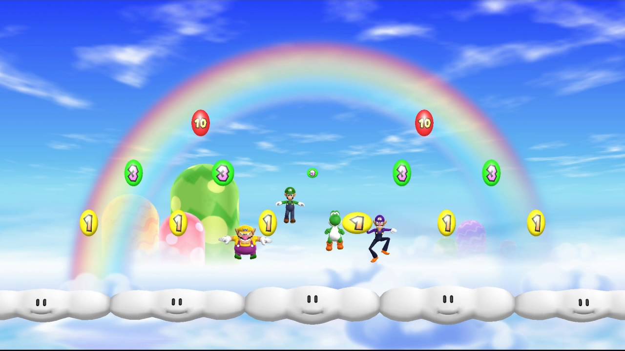 Mario Party 9 minigame: Buddy Bounce 60fps - YouTube