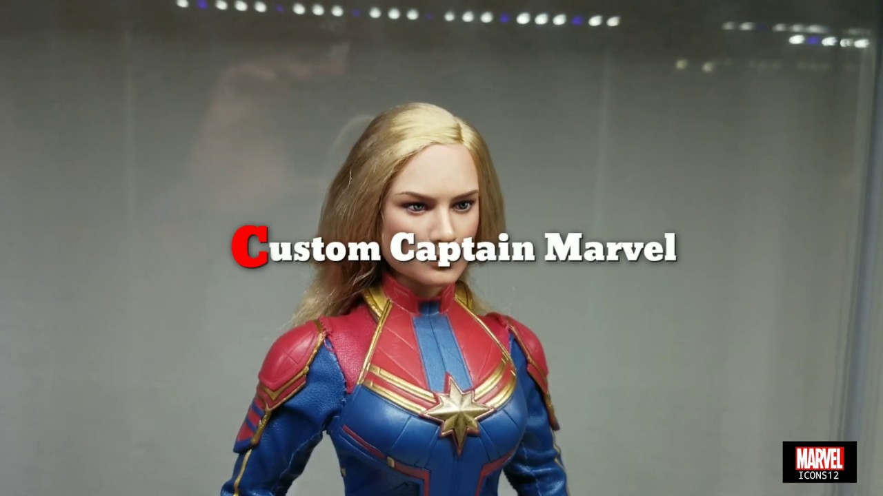 1/6 figures Custom/kitbash Captain Marvel - YouTube