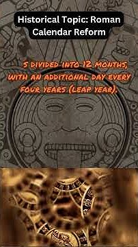 Julius Caesar's Calendar Revolution: Unraveling the Ancient Roman ...