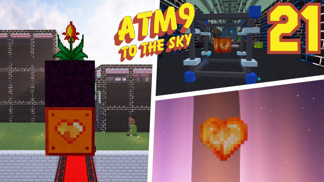 Dragon Heats & Draconic Seeds - Ep21 - ATM9 To The Sky (Minecraft) - YouTube