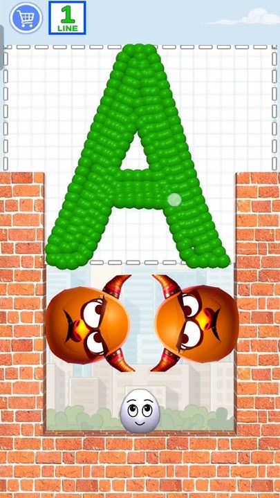 Draw to Smash Letter A #shorts #drawtosmash #gamingshorts #satisfying # ...