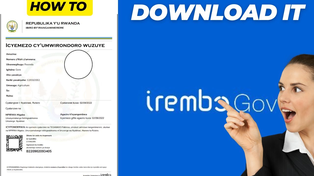 Download Irembo Certificates// Uko wabona icyemezo wishyuye ku irembo ...