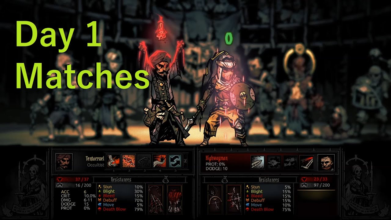 Day 1 Apprentice Matches - The Butcher's Circus - Darkest Dungeon DLC ...