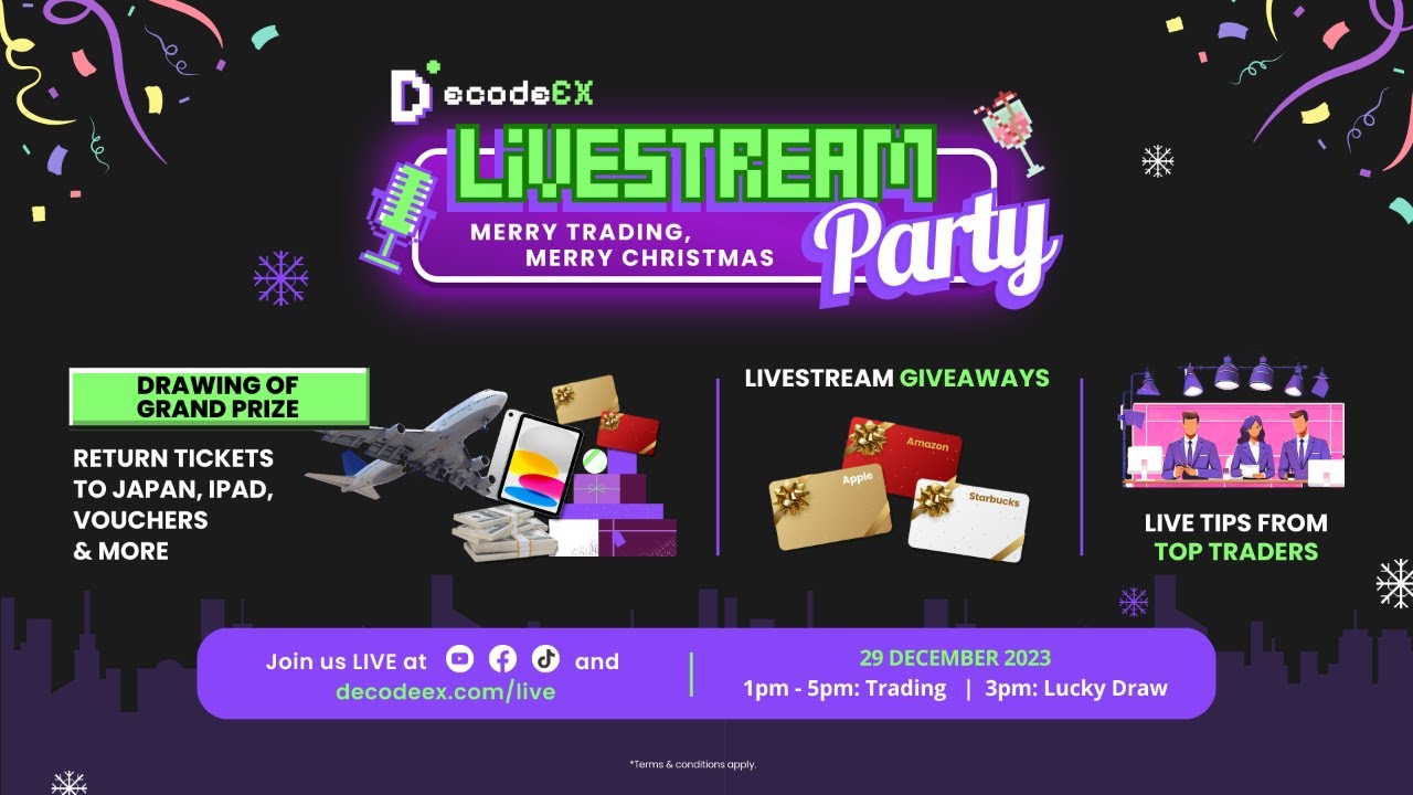 DecodeEX Xmas 2023 Livestream Party - YouTube