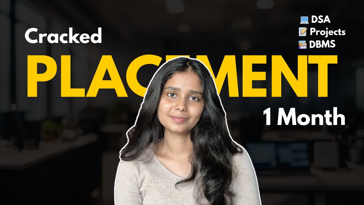 Placement Preparation in 1 Month | Resources You Need - YouTube