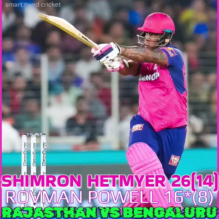 Shimron Hetmyer Batting 🔥Rr vs Rcb Eliminator Rovman Powell ipl🎯💯 - YouTube