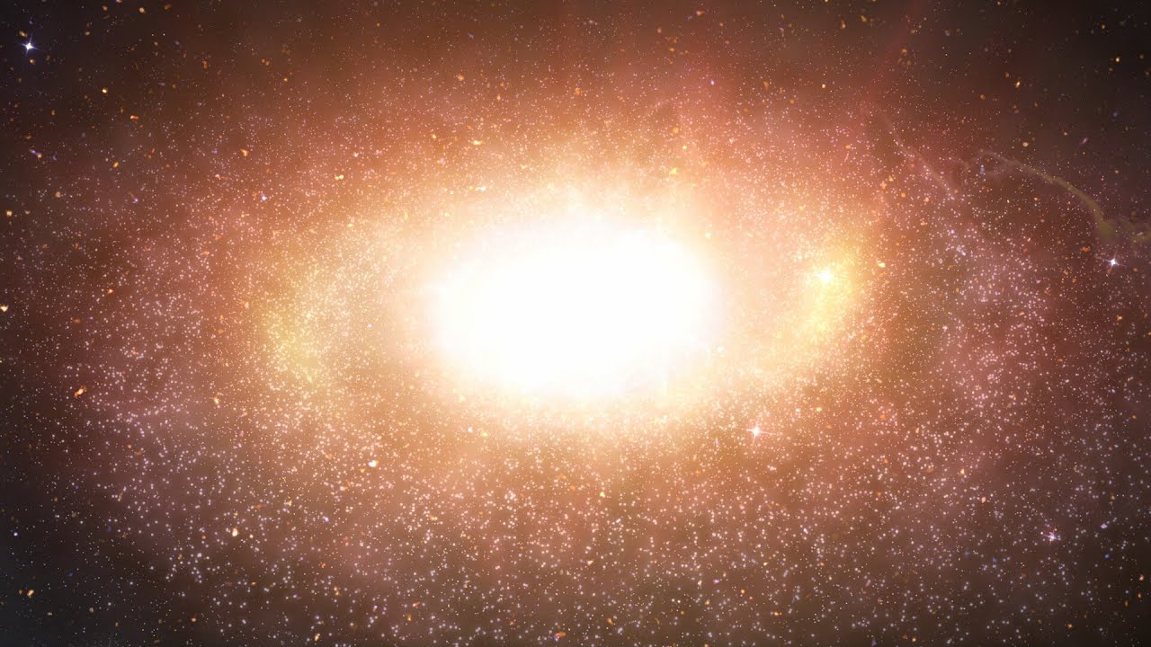 Rotating Swirling Spiral Galaxy Stars in Outer Space Spinning 4K VJ ...