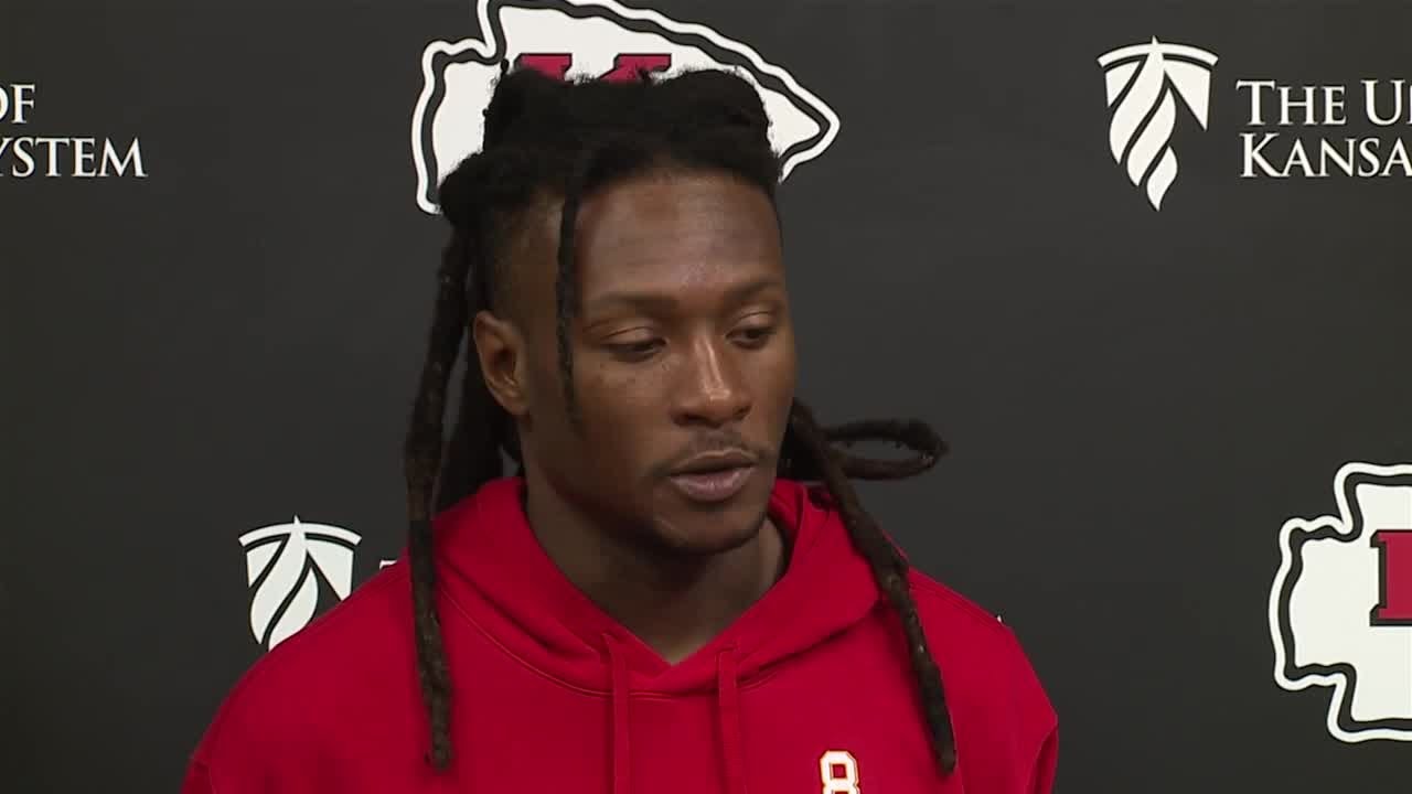 DeAndre Hopkins says he likes being like a big brother to the younger guys - YouTube