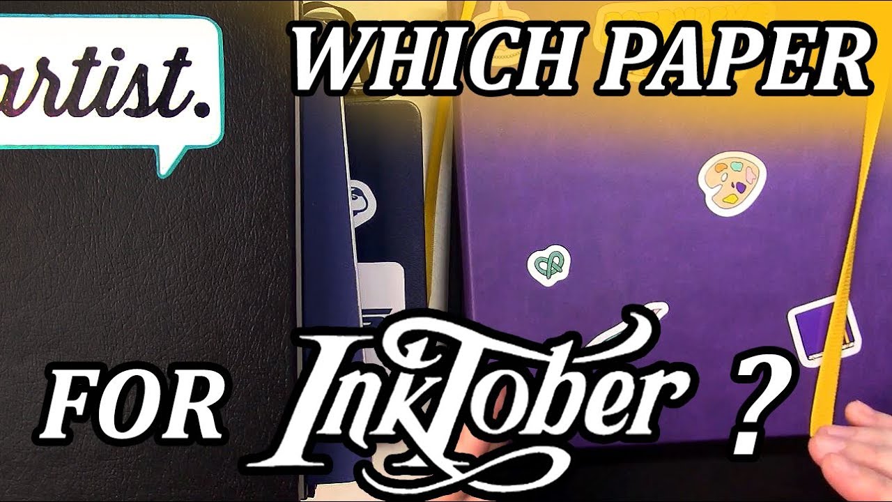 INKTOBER RECAP // Importance of using the RIGHT PAPER with the RIGHT ...