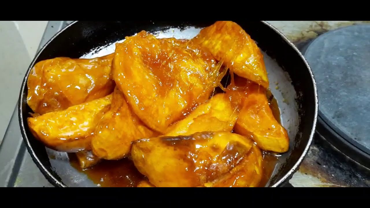 PRITONG SWEET POTATO OR GINULING NA UBE WITH SUGAR / OFW RIYADH KSA ...