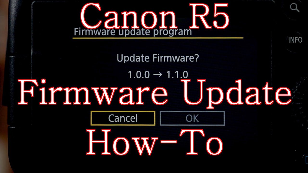 Canon R5 Firmware 181