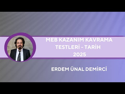 156)  MEB Kazanım Kavrama Testleri (2025) - 1