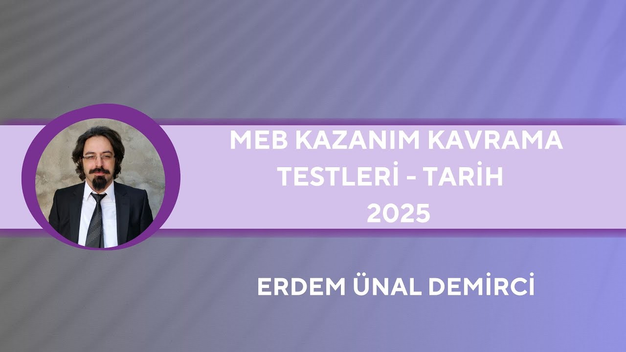 156) MEB Kazanım Kavrama Testleri (2025) - 1 - YouTube