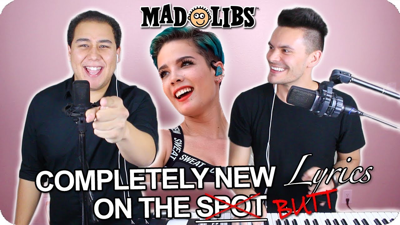 Halsey - "Without Me" MadLibs Cover (LIVE ONE-TAKE) - YouTube