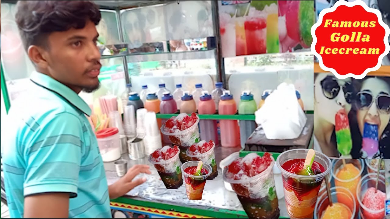 FoodBF-Tok Jal Misti Amazing Gola Ice cream Recipe Dhaka Street Food ...