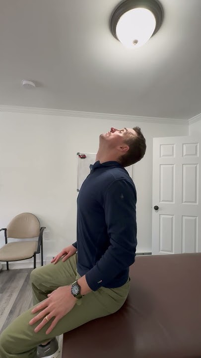 Scapular Retraction Cervical Extension Arom Youtube