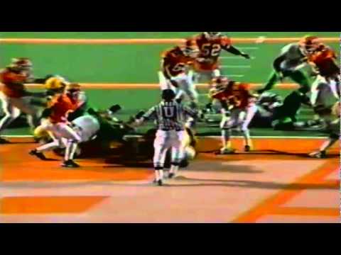 Oregon RB Herman Ho-Ching runs for a short touchdown vs. UTEP 9-12-98 ...