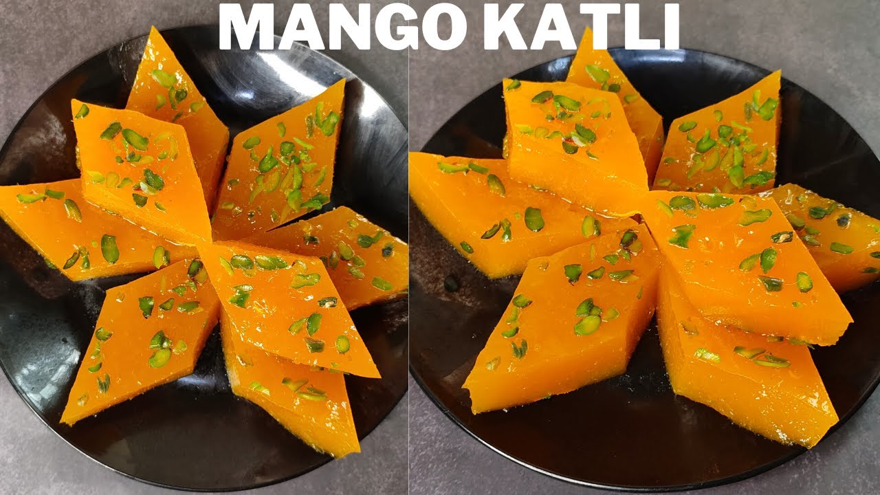 Only 2 ingredients and make this mango sweet | Mango katli | Aam katli ...