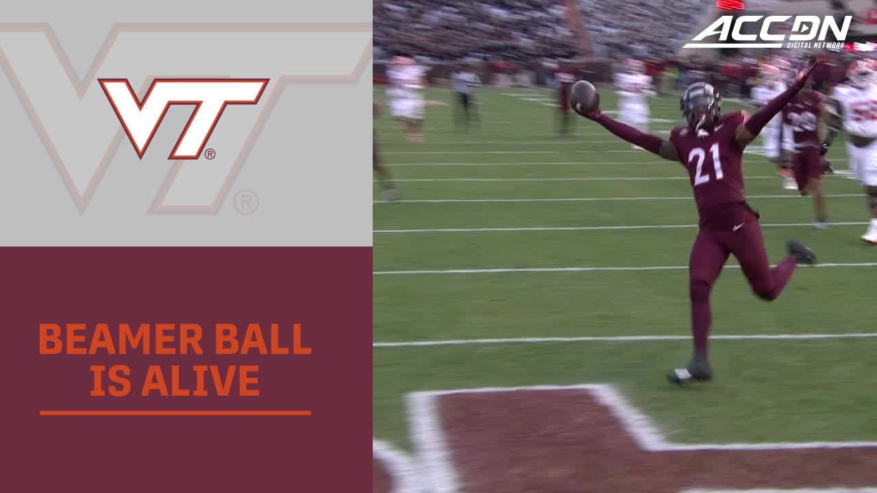 Beamer Ball Is Alive In Lane Stadium - YouTube