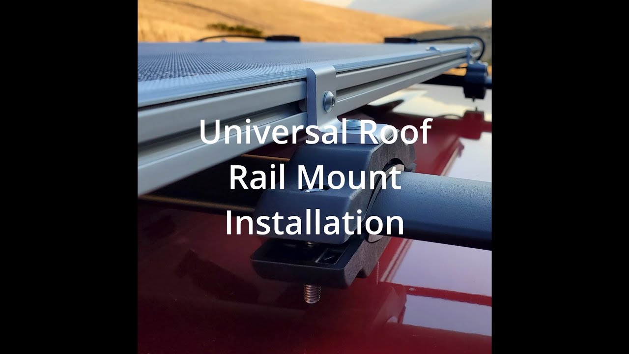 Roof Rail Mounting Kit Installation - YouTube