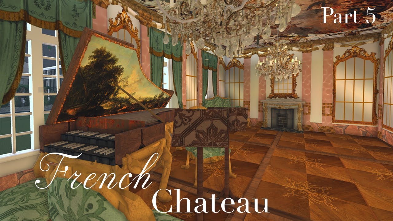 French Chateau Speedbuild! | $750k | Part 5 (Final) | Bloxburg - YouTube