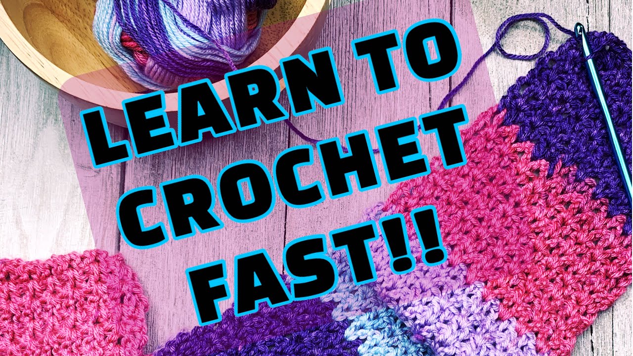 Crochet Fast!!! / Welcome To My Crochet World - YouTube