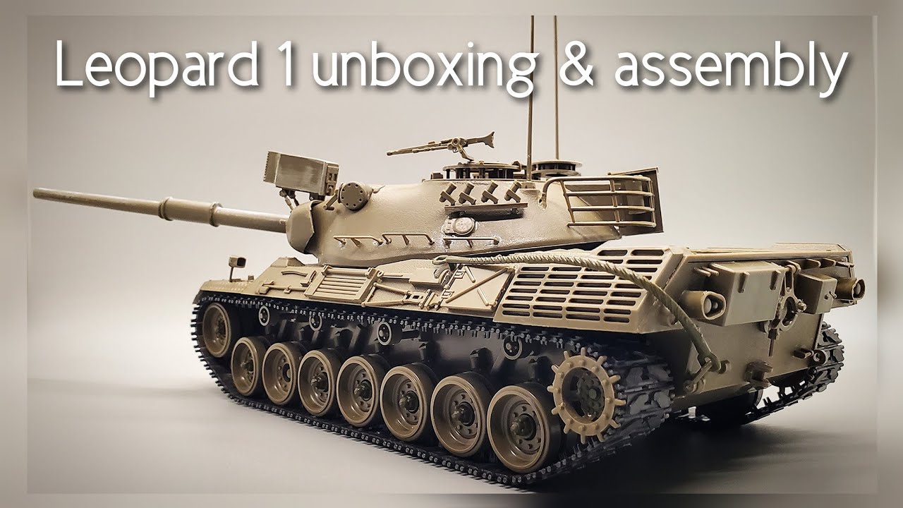 1/35 LEOPARD 1 - part 01: unboxing and assembly - YouTube