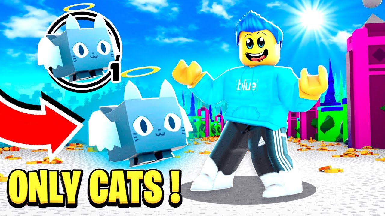 Using ONLY CATS To Beat Pet Simulator X! - YouTube