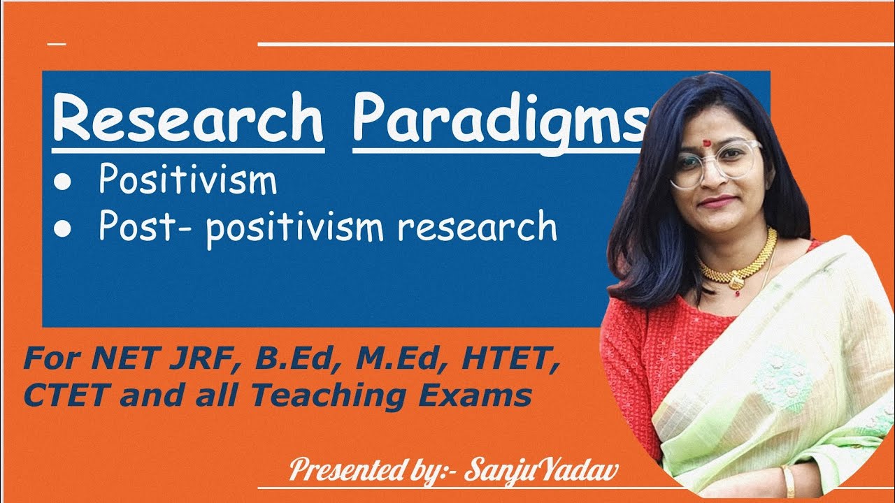 Research paradigms // positivism // post positivism Research methods ...