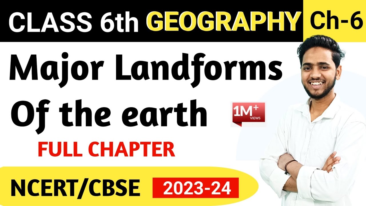 major landforms of the earth class 6 || chapter-6 || major Landforms of ...