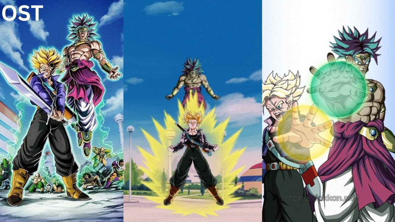 LR TEQ SSJ TRUNKS AND BROLY ACTIVE SKILL OST EXTENDED (DBZ DOKKAN ...
