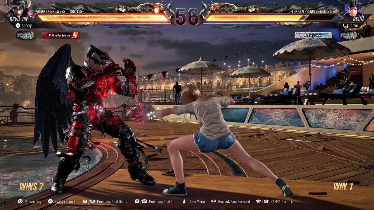 T8 Devil Jin vs Reina 1+2 - YouTube