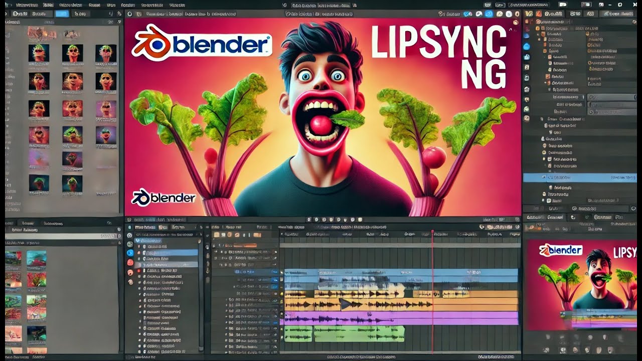 Blender Rhubarb Lipsync Ng آموزش پلاگین Youtube