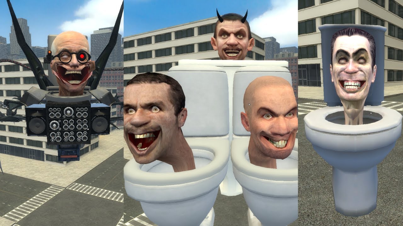 SKIBIDI TOILET??? VS SKIBIDI TOILET NEW #skibiditoilet #gmod #toilet # ...