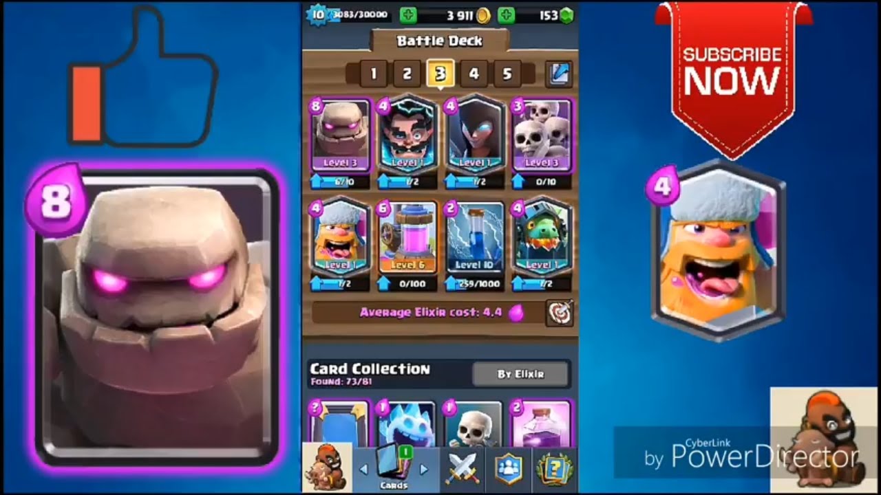 My favourite deck! (Golem deck) - YouTube