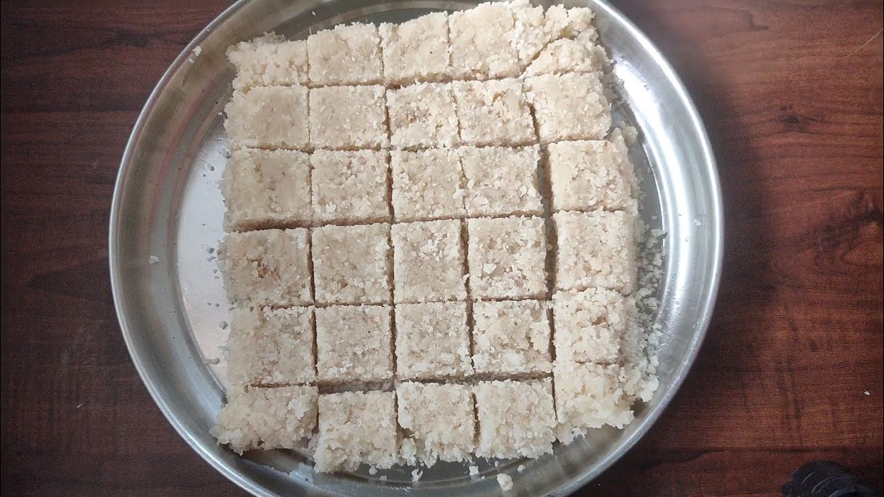 thengai mittai | coconut burfi | how to make thengai mittai in tamil ...