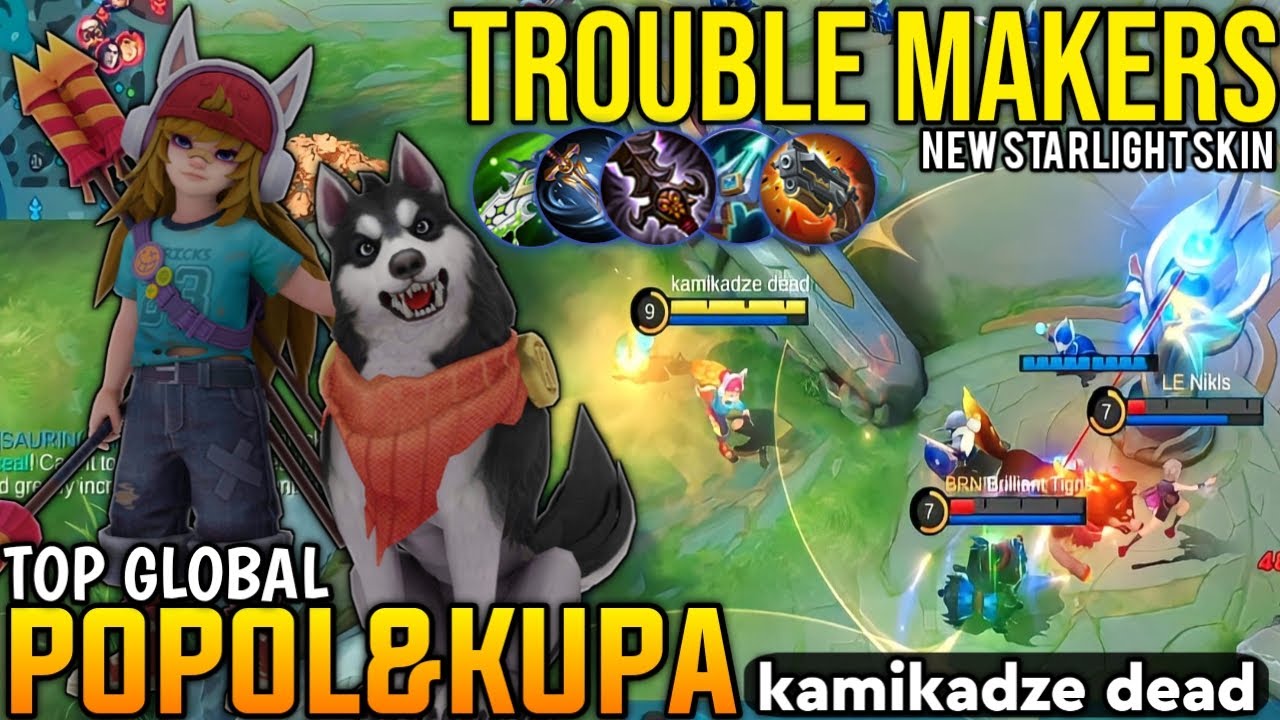 Trouble Makers Popol & Kupa New Starlight skin [Top Global Popol And ...