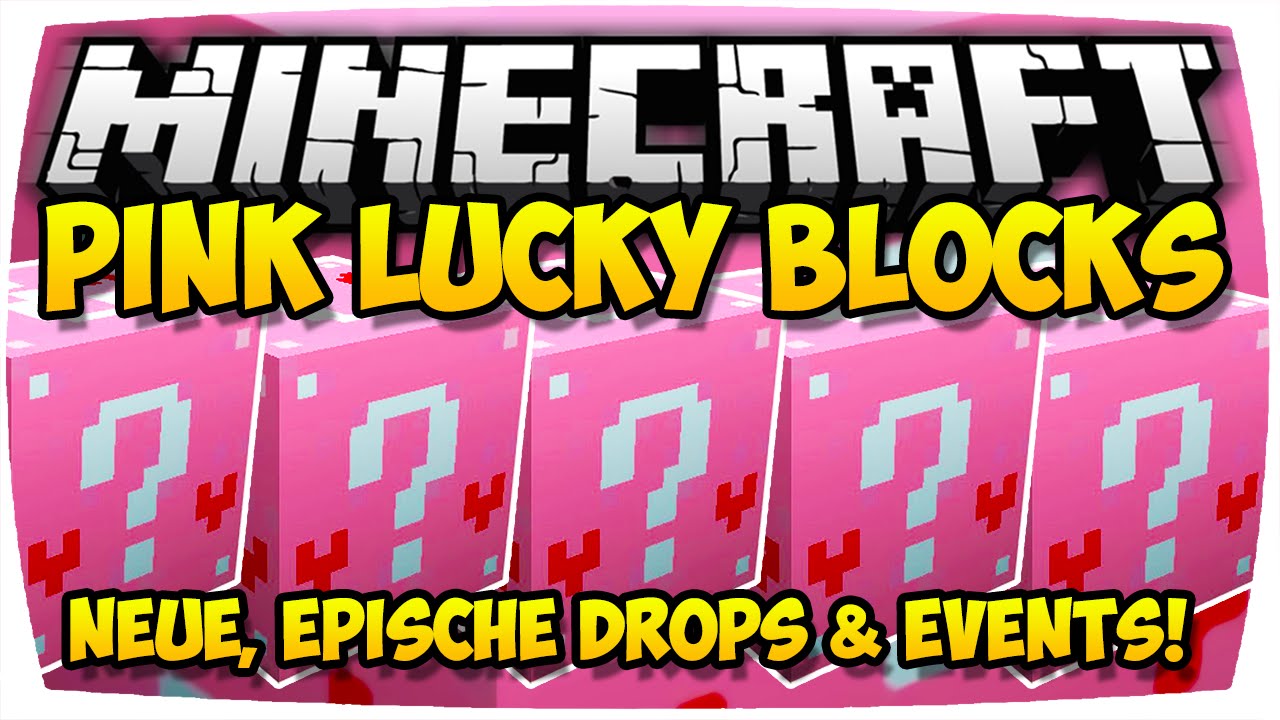 MINECRAFT: PINK LUCKY BLOCKS PVP ♦ MINI-GAME | [Deutsch // HD] - YouTube