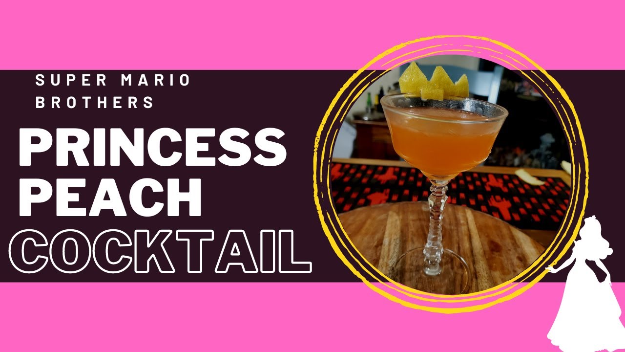 Taste the 'Peachy' Mario Bros. Cocktail! - YouTube