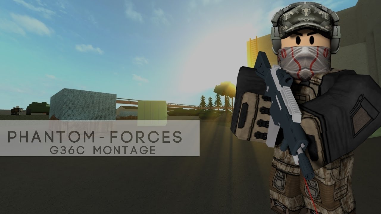 Trying The G36C I Roblox Phantom Forces - YouTube