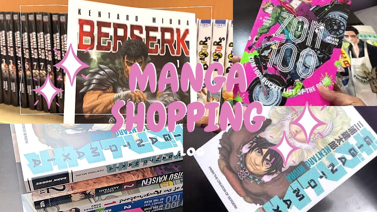 💕💗vlog💗💕; shopping for manga, plus haul📚 - YouTube