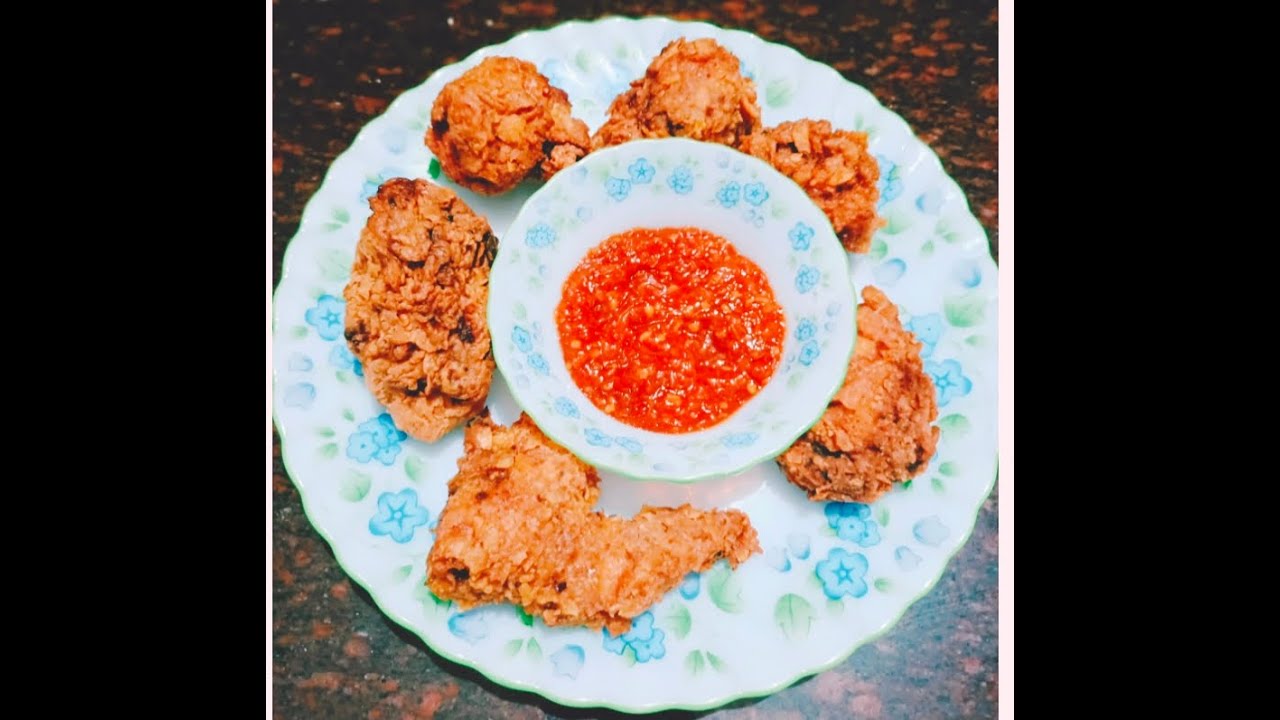 KFC Style Fried Chicken| How to make Crispy Spicy Fried Chicken Step By ...