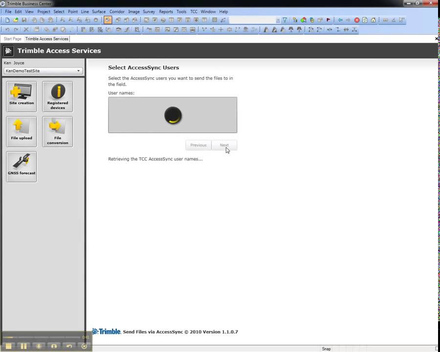TBC - Сервис Trimble AccessSync - YouTube