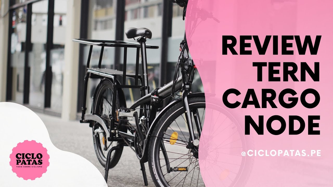 Tern Cargo Node: ¡La bici plegable que carga hasta 160 KG! - YouTube