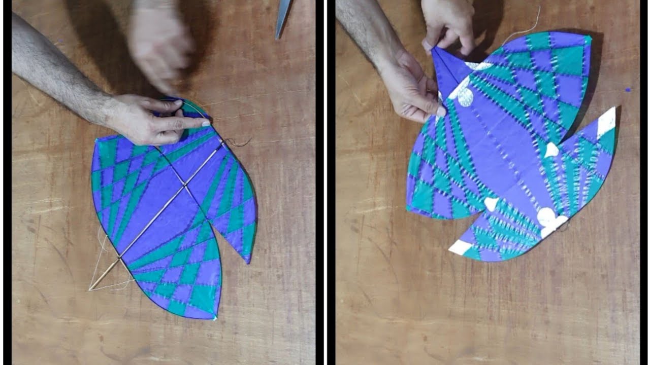 How To Make Small Kite-fabricação de pipas-پتنگ سازی-pembuatan layang ...