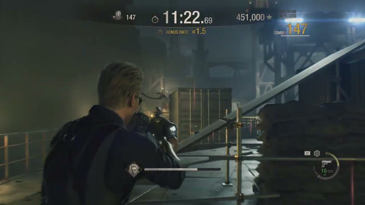 Resident Evil 4 Remake Mercenaries Wesker Docks - YouTube
