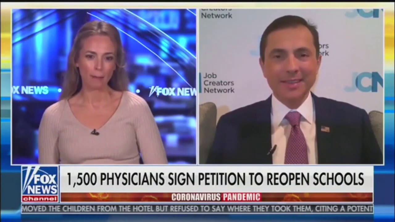 Over 1,500 physicians signed a petition to re-open schools as part of ...