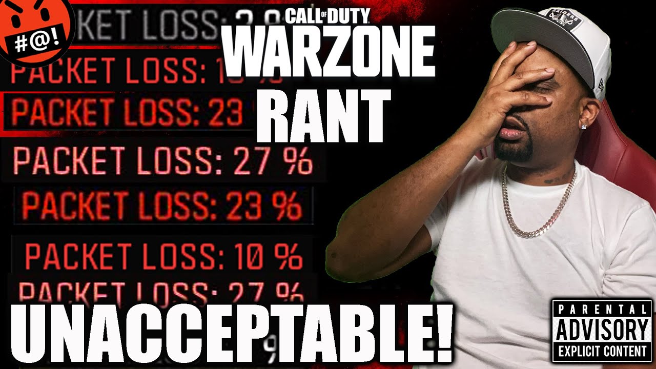 WARZONE is UNPLAYABLE! Packet Loss RANT🤬 - YouTube