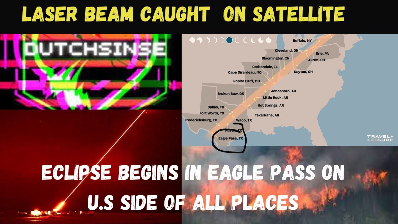 Laser Picked Up On Satellite Dutchsinse/Eclipse begins at Eagle Pass ...