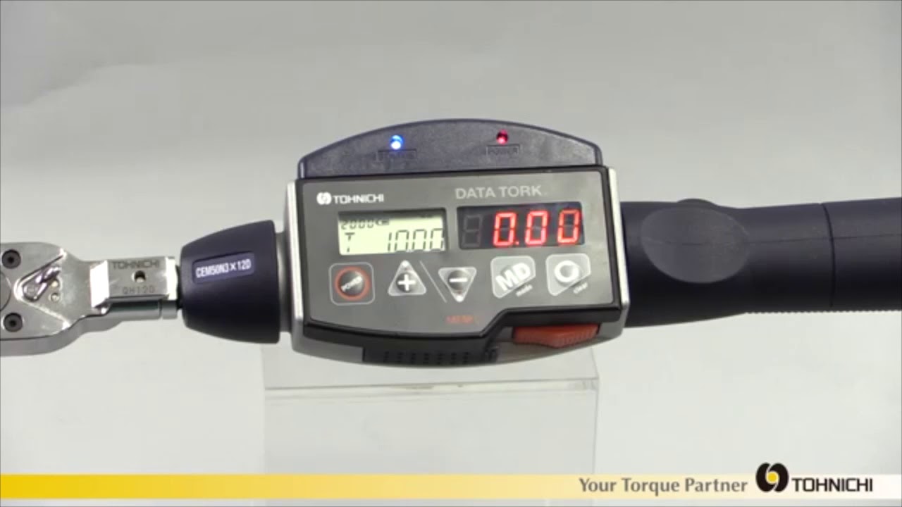 CEM3-G-BTA Wireless data transfer digital torque wrench - YouTube